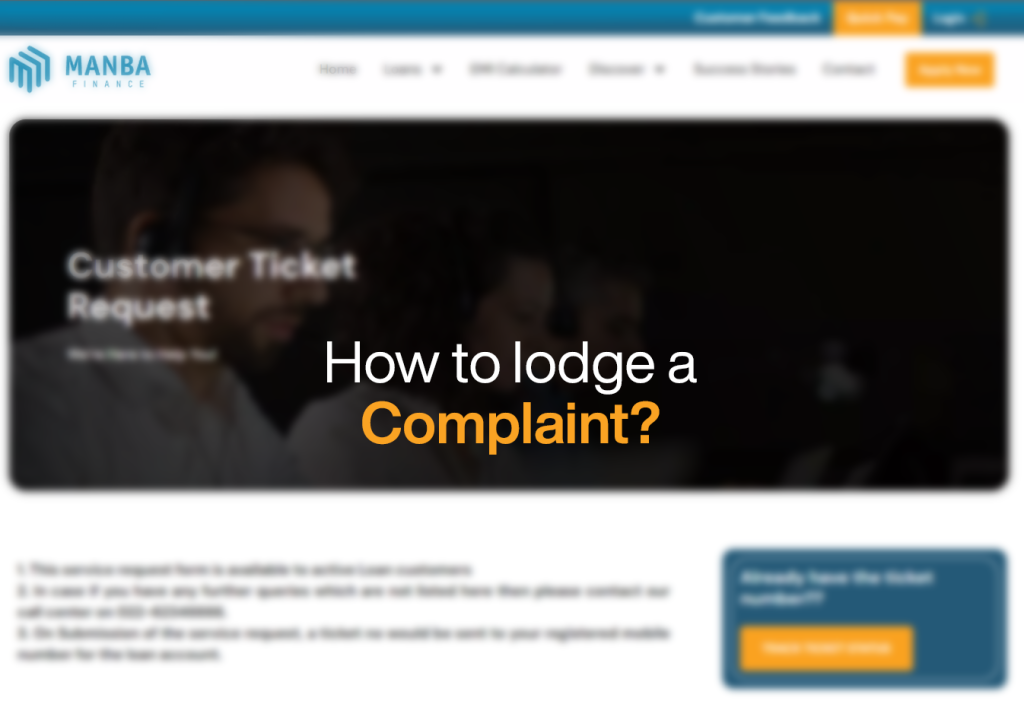 Customer Service Request - Manba Finance